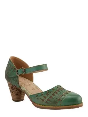 SPRING STEP SHOES L'Artiste By Spring Step Niobella Pump Green