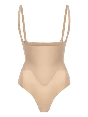 Commando Commando Zone Smoothing Open Bust Bodysuit Beige
