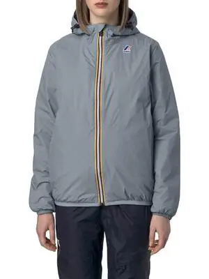 K-WAY K-Way Le Vrai 4.0 Claude Water Repellent Jacket Grey