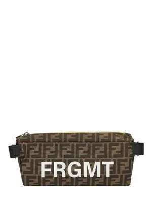 Fendi X Frgmt X Pokemon Ff Fabric Belt Bag - Brown