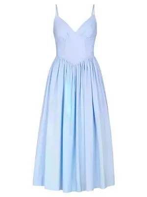 NICHOLAS Becker Midi Dress - Blue