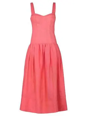 NICHOLAS Nicholas Makenna Midi Dress Pink