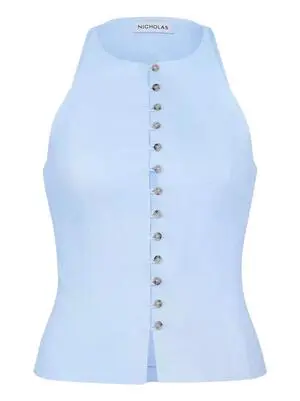 NICHOLAS Sancia Top - Blue