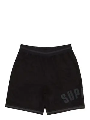 Supreme Ultrasuede Mesh Short - Black