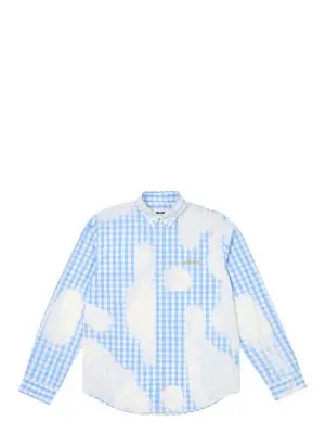 PALACE Bleached Out Shirt 'blue'