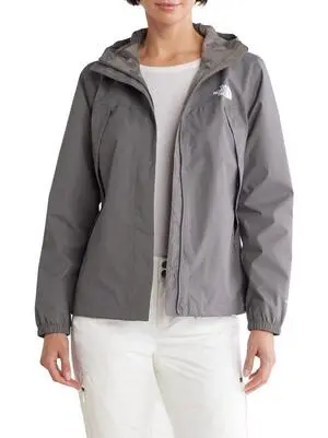 The North Face Antora Waterproof Hooded Rain Jacket - Smoked Pearl