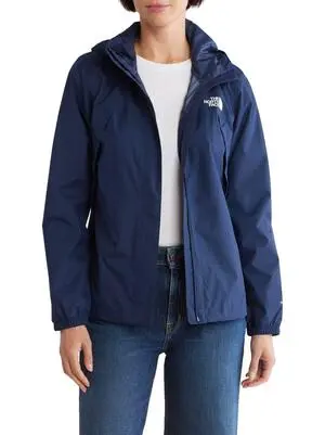 The North Face Antora Waterproof Hooded Rain Jacket - Summit Navy