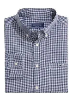 Vineyard Vines Anegada Gingham Button-down Shirt Blue Blazer
