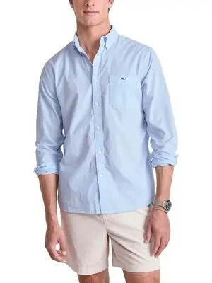 Vineyard Vines Anegada Gingham Button-down Shirt - Jake Blue