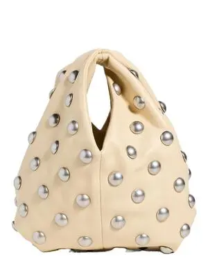 A.L.C. Simone Studded Lambskin Bag - Butter/nickel
