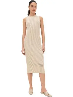Proenza Schouler White Label Leighton Knit Dress - Light Wheat