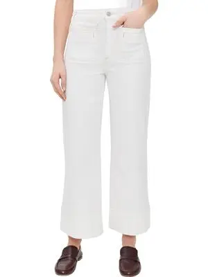 Paige Anessa Wide Leg Jeans - Toasted Ecru