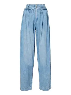 Isabel Marant Étoile Inaya High-rise Wide-leg Jeans - Blue