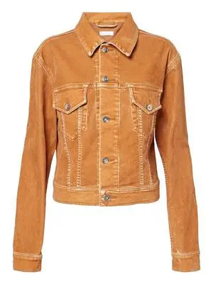 Rabanne Denim Trucker Jacket - Brown