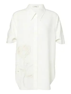 Dorothee Schumacher Embroidered Linen Shirt - White