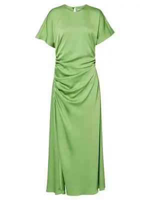 Simkhai Marabella Ruched Maxi Dress - Green