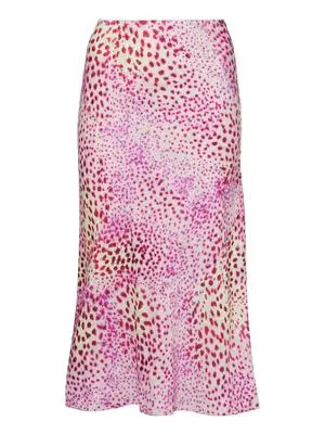 Dries Van Noten Printed Midi Skirt - Pink