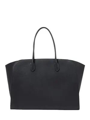 THE ROW Marlo Large Leather Tote Bag - Black