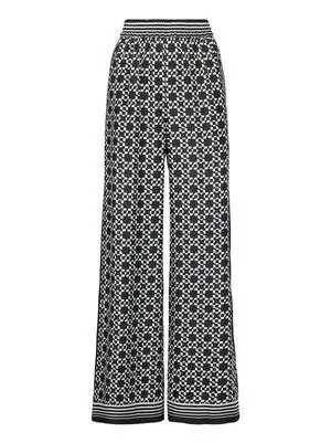 SIMKHAI Zuna Printed Wide-Leg Pants