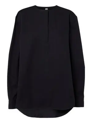 TOTEME Cotton Twill Shirt - Blue