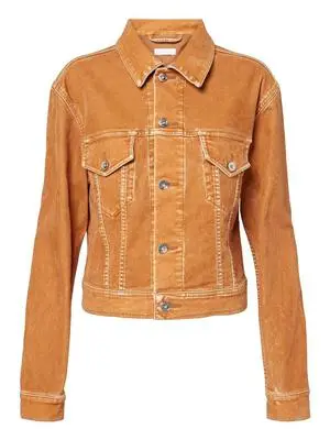 Rabanne Denim Jacket - Brown
