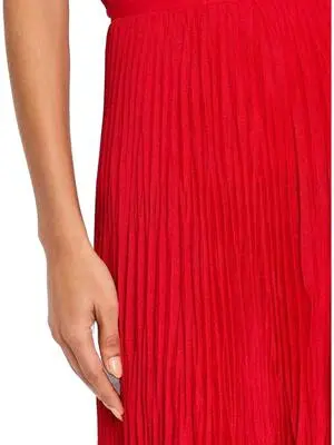 Proenza Schouler White Label Proenza Schouler Pswl Rosalyn Pleated Jersey Skirt - Red