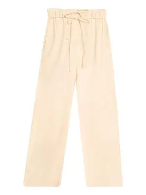 Proenza Schouler White Label Proenza Schouler Pswl Magnus Linen Slub Pants - Light Wheat