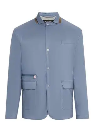 Kiton Full-zip Technical Blazer - Blu