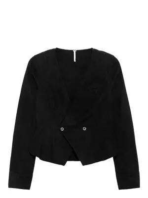 Free People City Life Blouse - Black