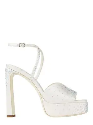 JIMMY CHOO Karli 125 Crystal-embellished Platform Heeled Sandals - Ivory/crystal