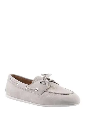 Sperry Slimboat Boat Shoes Light Grey