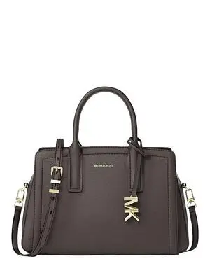 Michael Kors Laila Small Satchel Black/gold