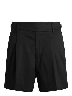 Dolce & Gabbana Dolce & Gabbana Cotton Gabardine Shorts With Double Darts Black