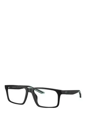 Armani Exchange Armani Exchange Rectangle Eyeglasses Noir Mat
