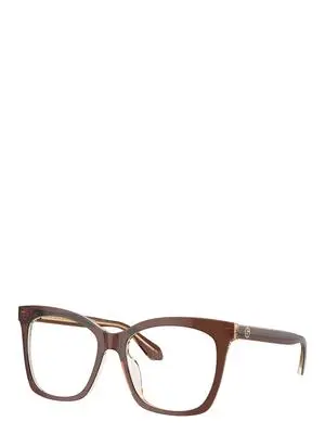 Giorgio Armani Eyeglasses - Top Transparent Brown,honey
