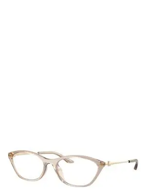 Armani Exchange Irregular Eyeglasses - Opalescent Light Beige