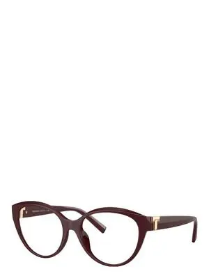 Tiffany & Co. Eyeglasses Cat Eye Full Rim - Burgundy