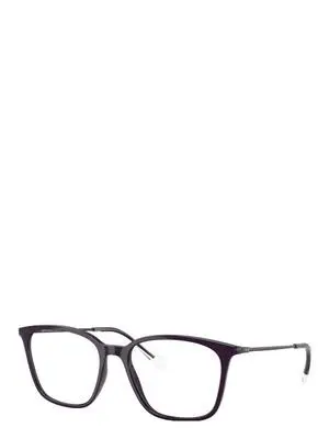 Armani Exchange Butterfly Eyeglasses - Shiny Dark Purple
