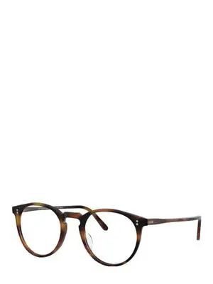 Oliver Spencer O'malley Eyeglasses - Semi-matte Dark Mahogany