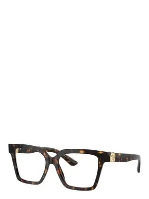 Dolce & Gabbana Rectangle Eyeglasses - Havana