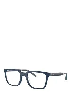 Oliver Spencer Rectangle Optical Semi-matte Blue Ash