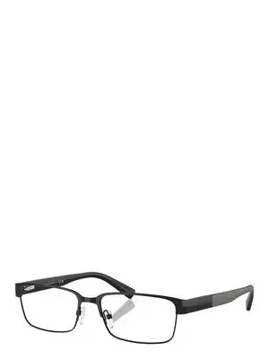 Armani Exchange Rectangle Eyeglasses - Shiny Black