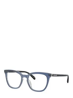 COACH Full Rim Eyeglasses - Transparent Blue