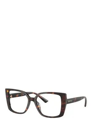 JIMMY CHOO Jimmy Choo Butterfly Eyeglasses Havana