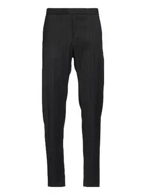 LIU •JO MAN Pinstriped Casual Pants - Black