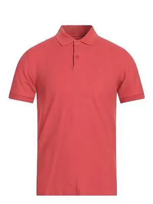 Barbour Polo Shirt Coral Size Cotton - Red