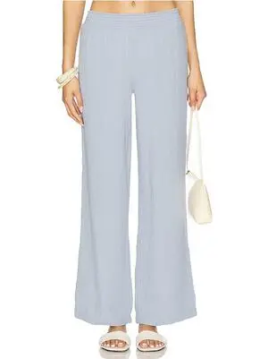 BOBI Beach Wide Leg Pant - Water
