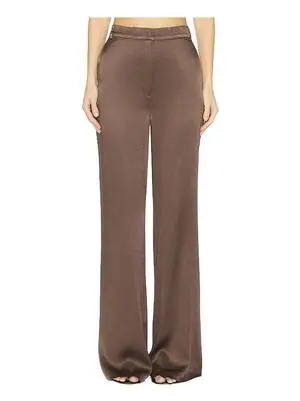 NONCHALANT LABEL Pauline Pant - Chocolate