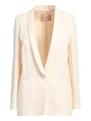 TWINSET Single-breasted Blazer - White