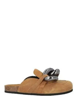 JW Anderson Leather Clogs - Beige